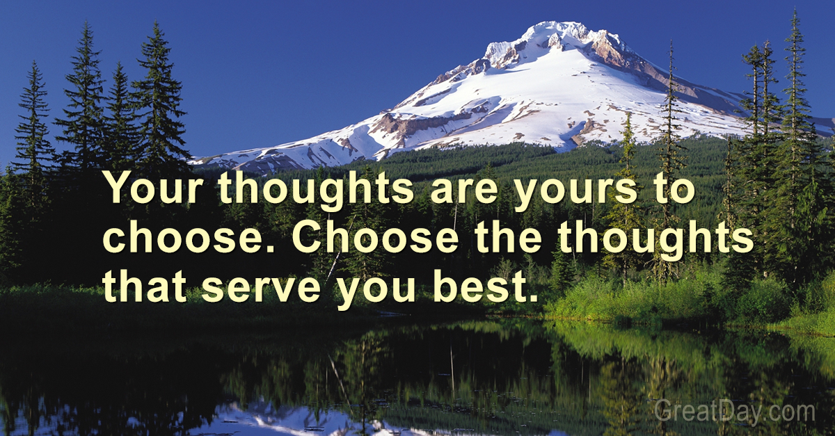 The Daily Motivator - Thoughts that serve you
