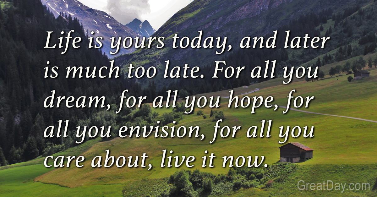 The Daily Motivator - Yours today