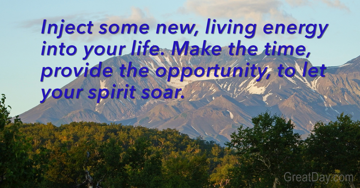 The Daily Motivator - Let your spirit soar