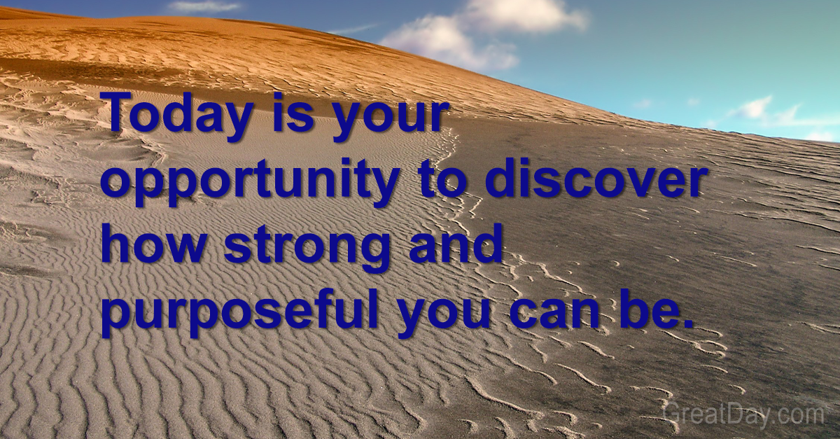 The Daily Motivator - Today you can