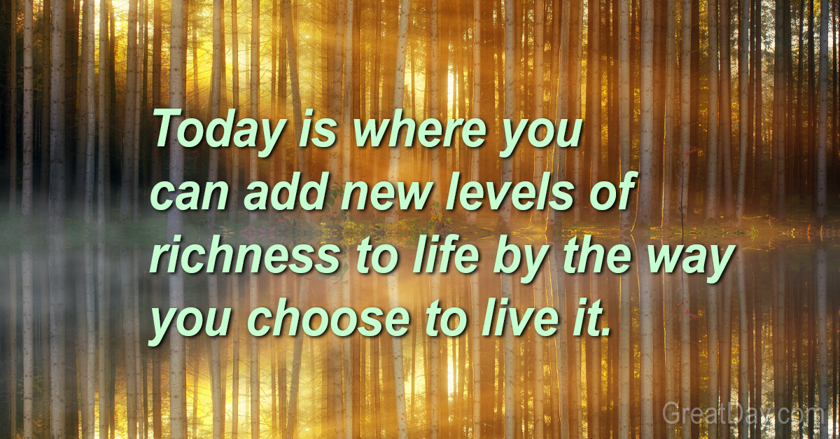 The Daily Motivator - Embrace today