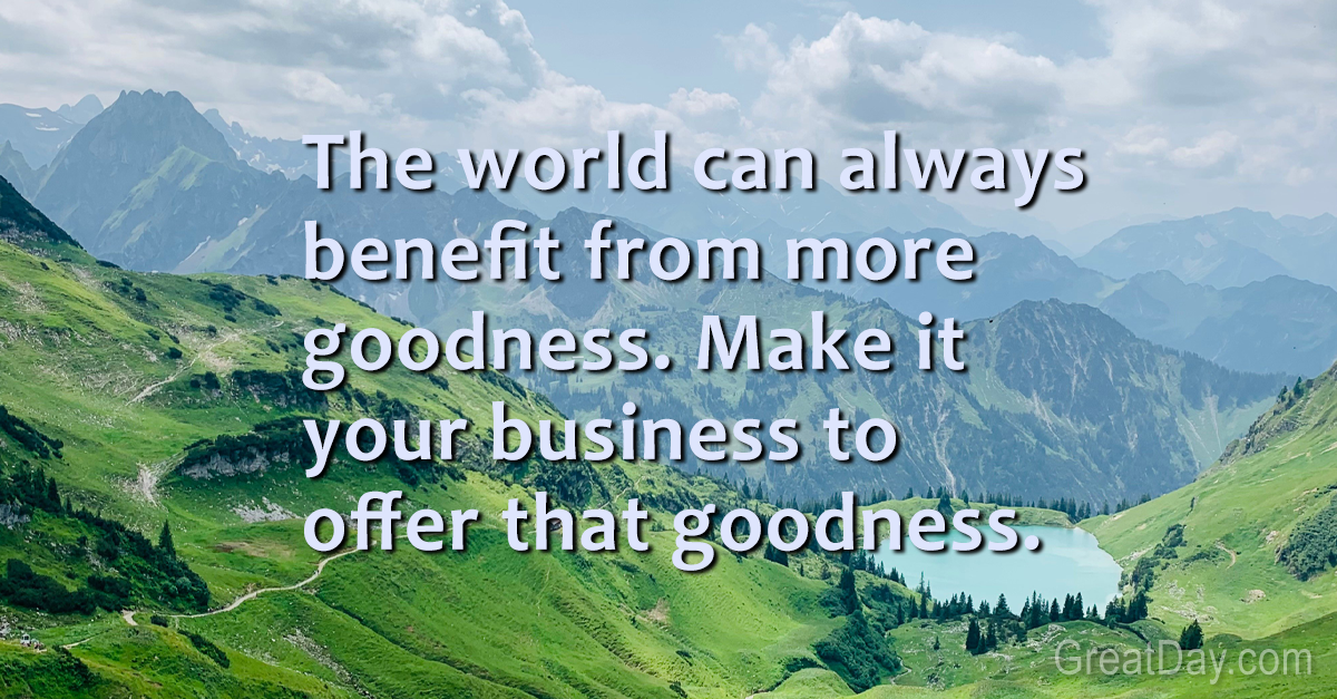 The Daily Motivator - Force of good