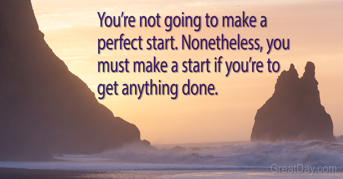 The Daily Motivator - The first step