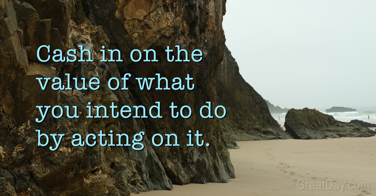 The Daily Motivator - Move on into action