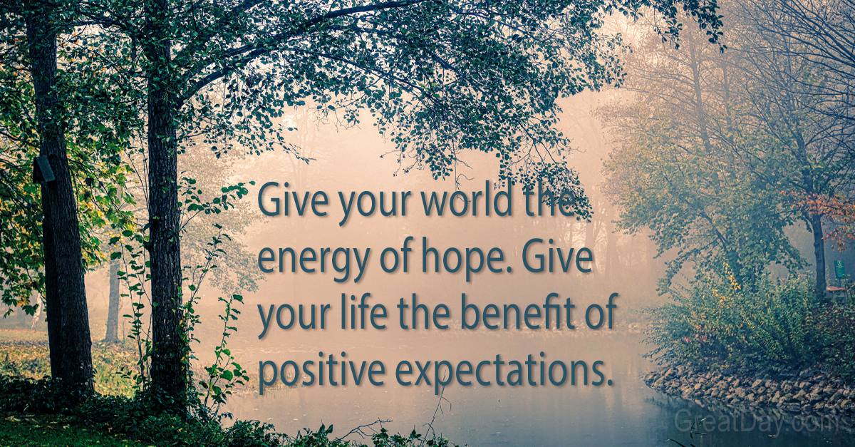 The Daily Motivator - Hopes and expectations
