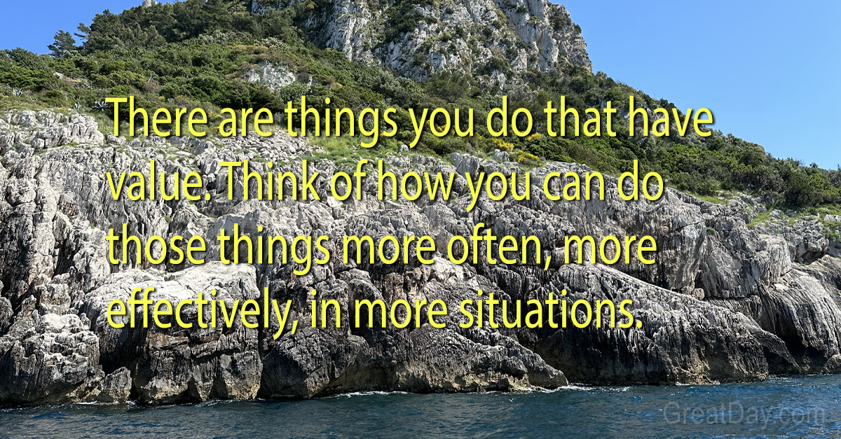 The Daily Motivator - Useful work