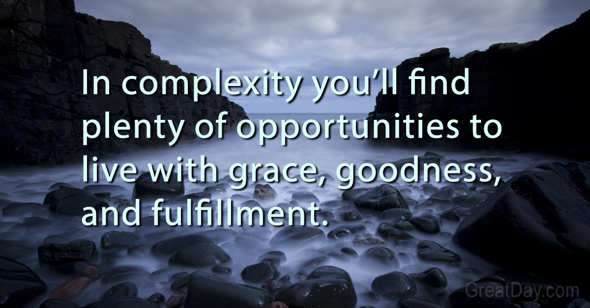 The Daily Motivator - Complicated mess