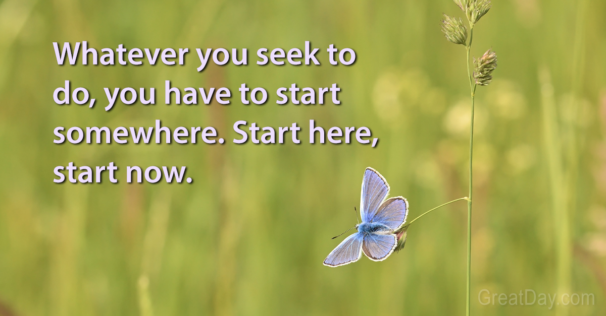 The Daily Motivator - Start here