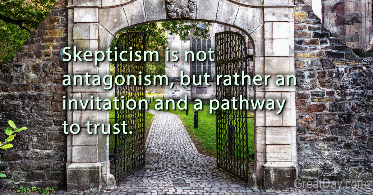 The Daily Motivator - Skepticism
