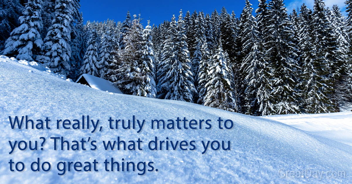 The Daily Motivator - Deeply felt purpose