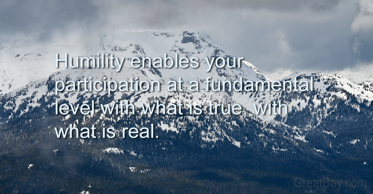 The Daily Motivator - Humble yourself