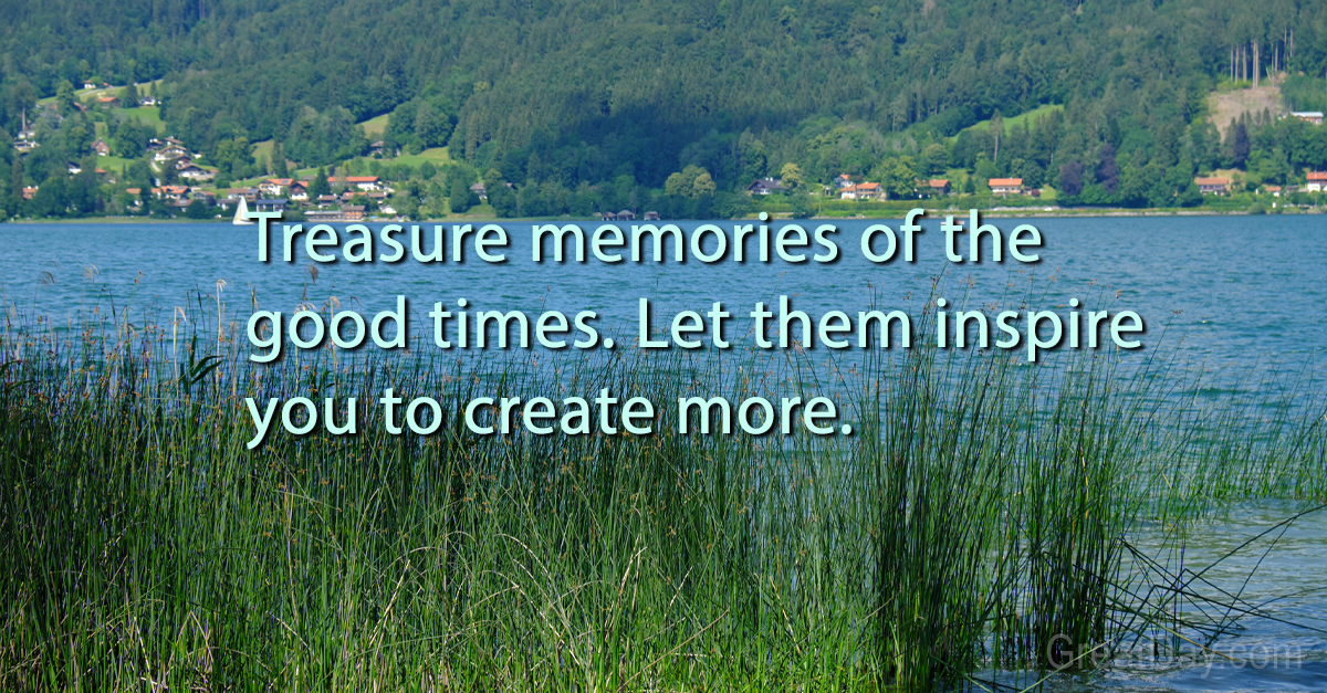 The Daily Motivator - Carry goodness forward